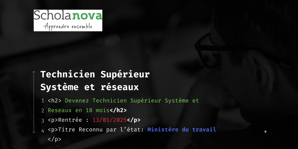 Démarrez en Informatique dès Janvier : Formation TSSR en Alternance à ...